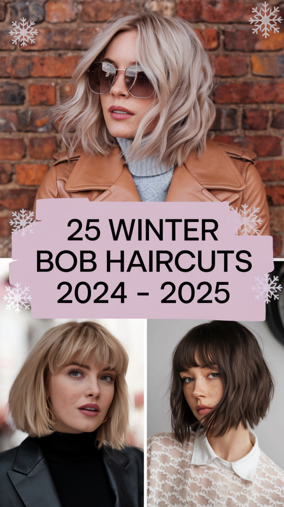 25 Trendy Winter Bob Haircuts for 2024-2025 You’ll Love - Fall Update 2025