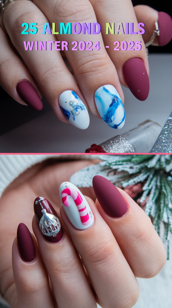 Almond Nails Winter 2024-2025: 25 Elegant Ideas for a Chic Look - Fall ...
