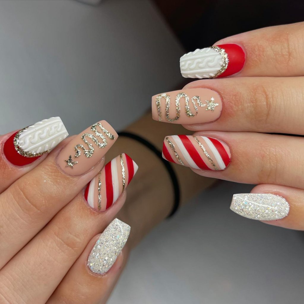 25 Winter Square Nails Ideas for 2024-2025 - Fall Update 2025