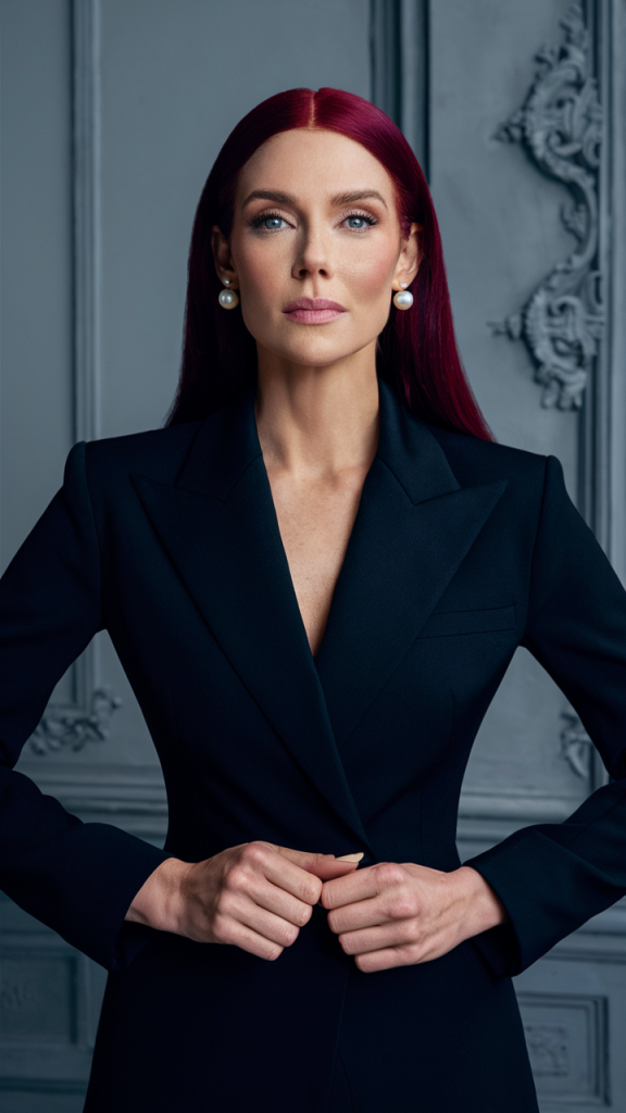 Dark Red Hair Colors and Highlights: Ideas for All Hair Patterns ...