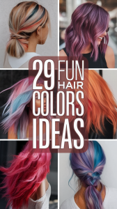 Fun Hair Colors Ideas for Blondes and Brunettes: Trends, Summer Styles ...