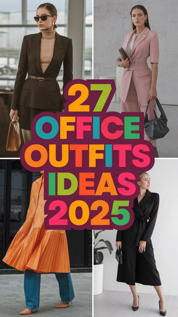 27 Office Outfits Ideas for 2025: Casual, Formal, and Seasonal Looks ...