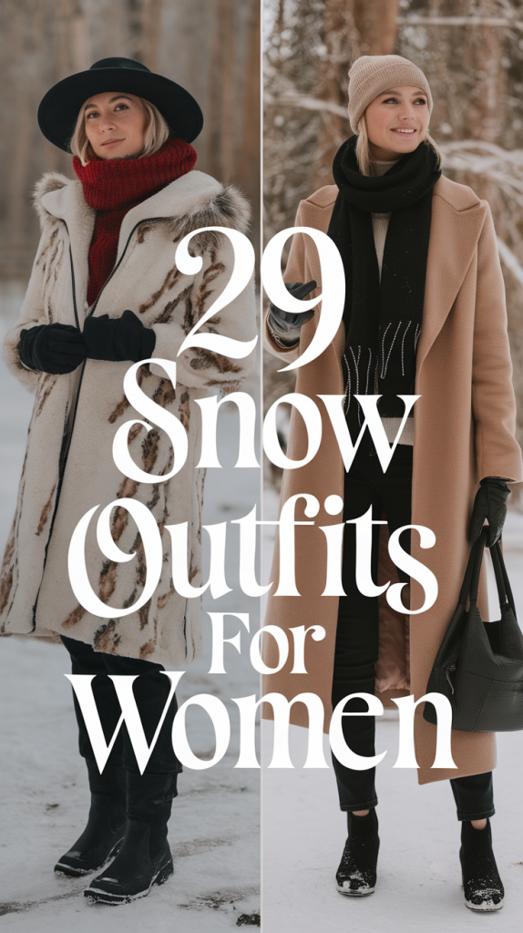 Best Snow Outfits for Women: Stylish Winter Fashion for Cold Weather ...