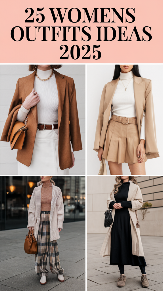 25 Women's Outfits Ideas for 2025: Fall Looks, Casual Styles, and High ...