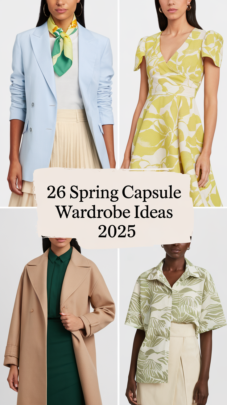 Spring Capsule Wardrobe Ideas 2025: Chic, Minimalist, and Versatile Outfits for Work, Travel ...