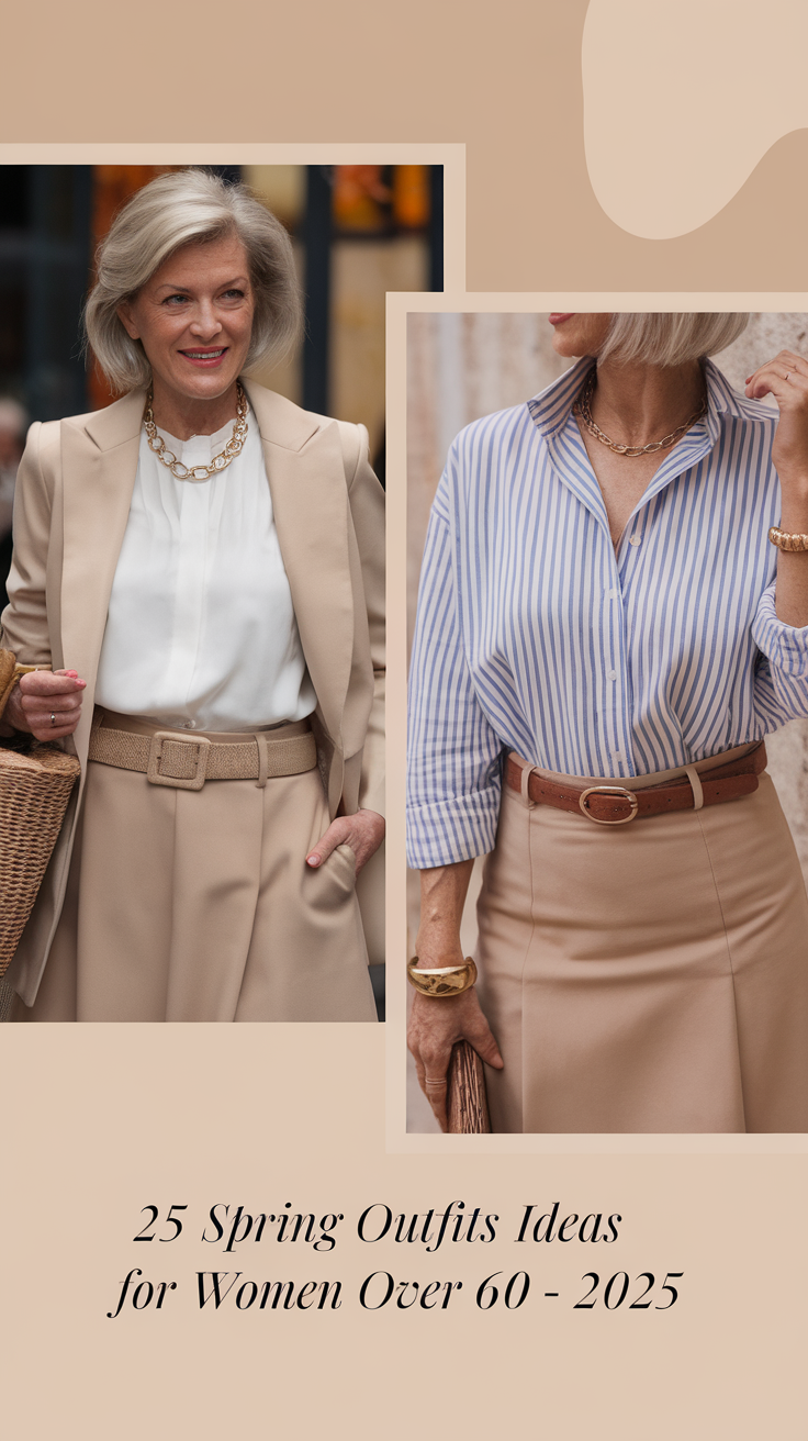 25 Spring Outfits Ideas for Women Over 60 - 2025: Casual, Chic, and ...