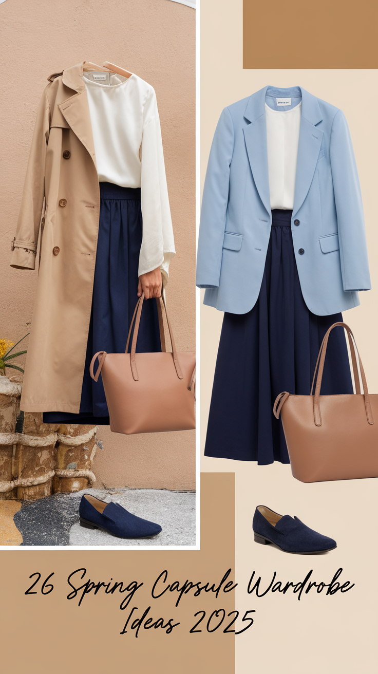 Spring Capsule Wardrobe Ideas 2025: Chic, Minimalist, and Versatile Outfits for Work, Travel ...