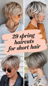 29 Best Spring Haircuts for Short Hair: Trendy Layers, Bangs, Bob ...