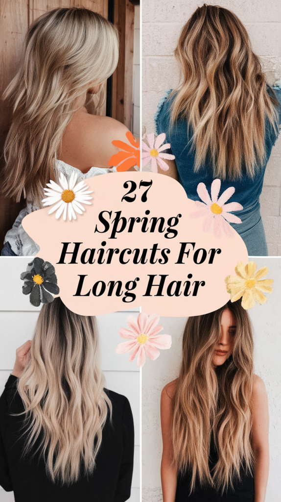 Best Spring Haircuts for Long Hair with Bangs, Layers, and Face-Framing ...