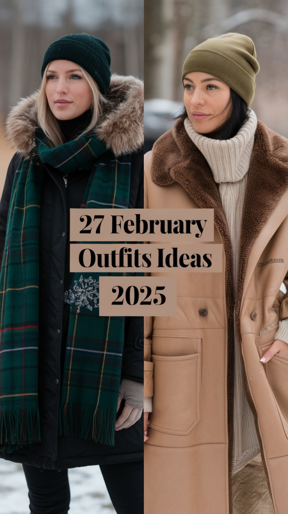 February Outfits Ideas 2025: Winter Casual Looks for Work, College ...