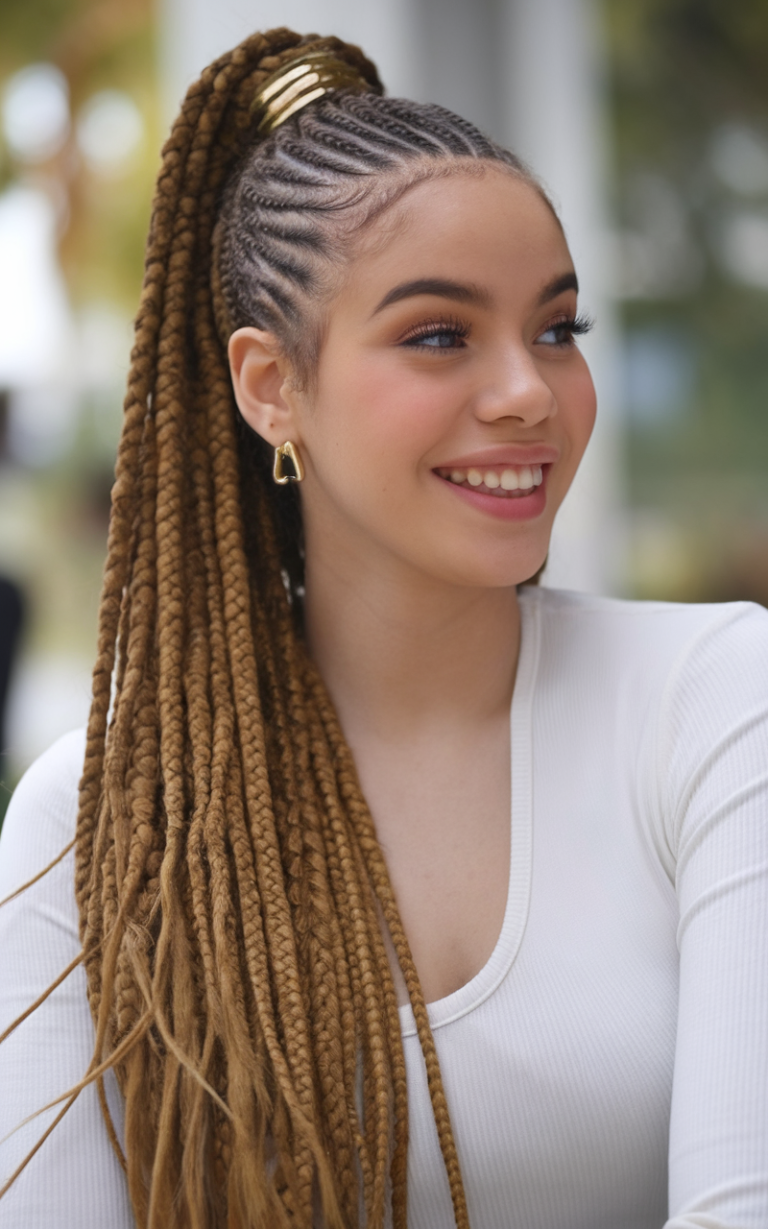 Spring Braiding Hairstyle 2025 – Cute and Easy Twist Braids, Fulani ...