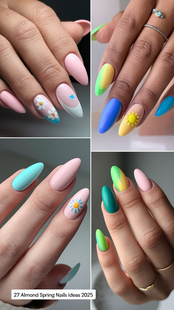 27 Almond Spring Nails Ideas 2025 – Trendy, Classy, and Minimalist ...
