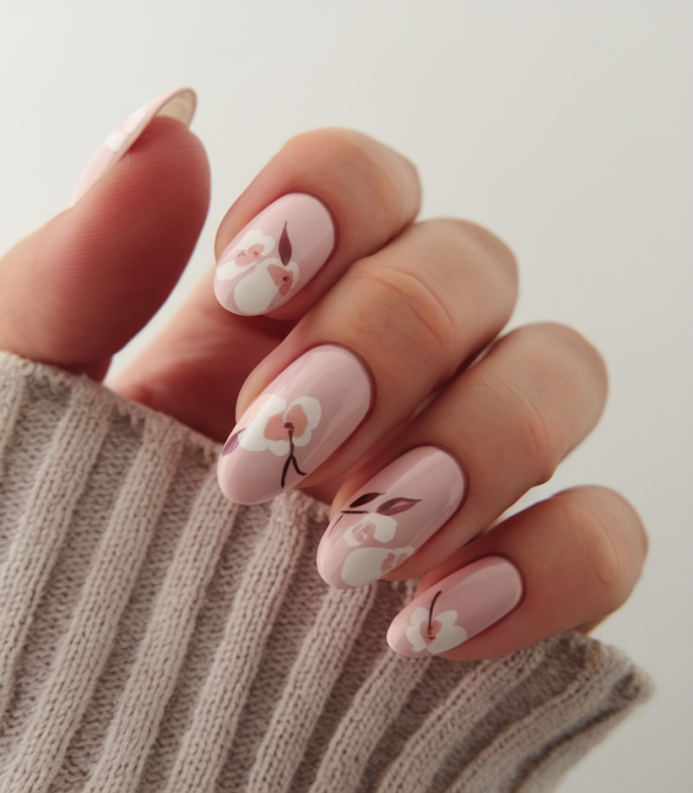 Spring Floral Nails Ideas 2025 – Trendy Acrylic & Simple Designs ...
