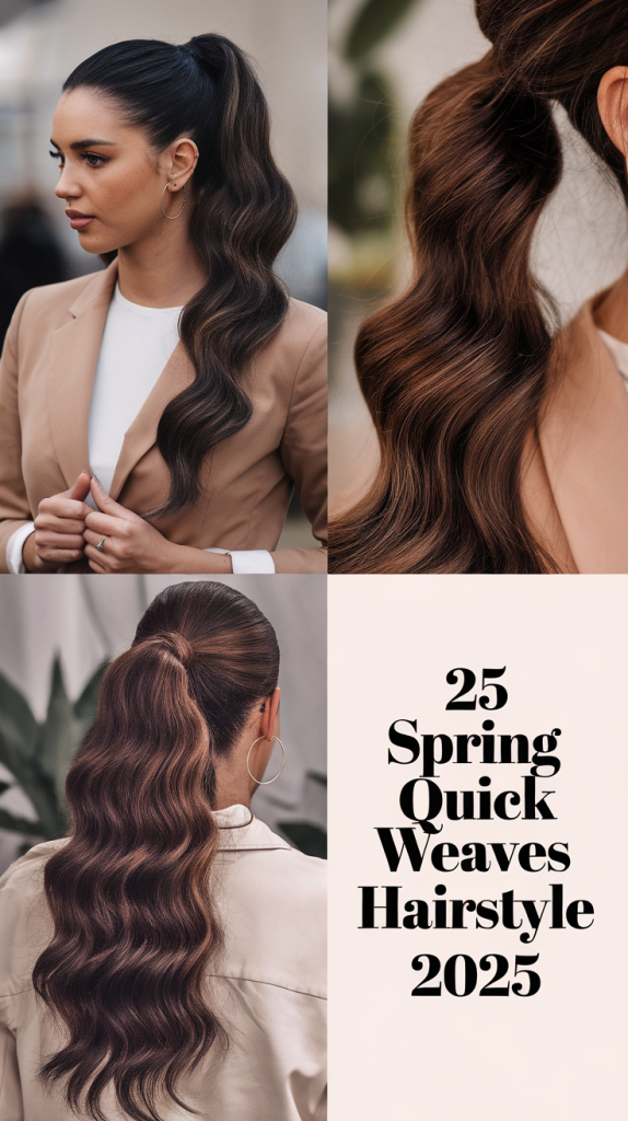 25 Spring Quick Weaves Hairstyle 2025 – Short, Layered, Updos, Wavy ...