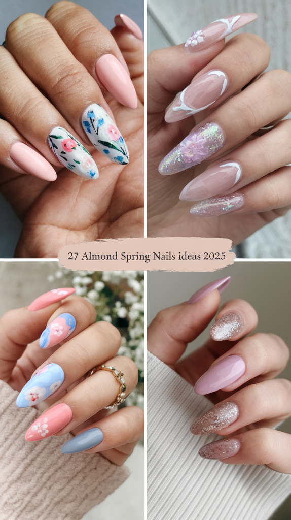27 Almond Spring Nails Ideas 2025 – Trendy, Classy, and Minimalist ...