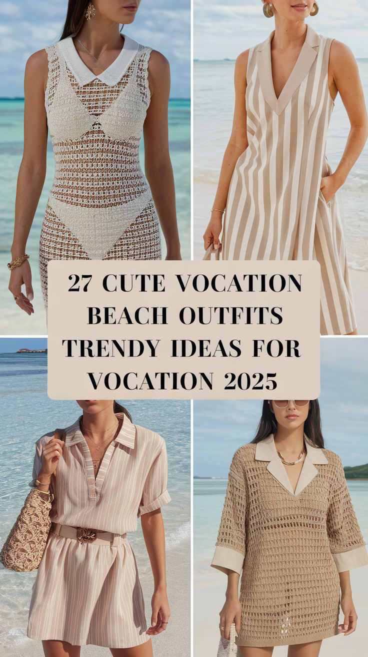 27 Cute Vacation Beach Outfits – Trendy Ideas for Women’s Summer 2025 ...