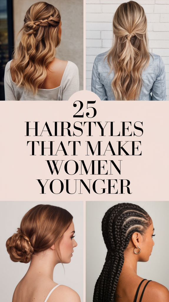 Hairstyles That Make Women Younger: 25 Trendy Ideas for a Youthful Look ...