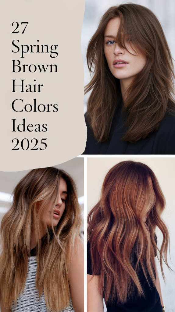27 Spring Brown Hair Colors Ideas 2025 for Women – Brunettes ...