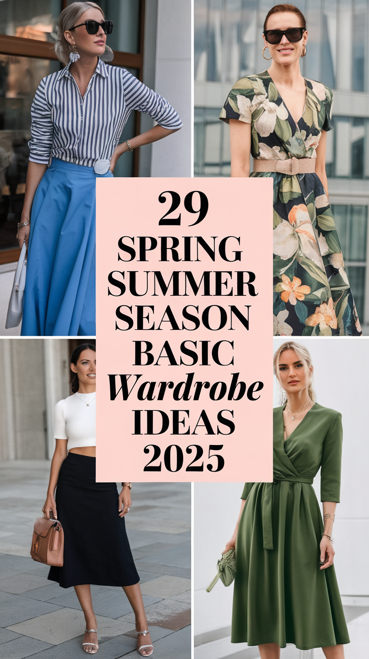 Spring Summer 2025 Minimalist Wardrobe Essentials – Cool & Chic Capsule ...