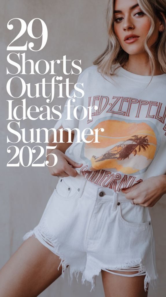 29 Stylish Shorts Outfits Ideas for Summer 2025 – Casual Denim, High ...