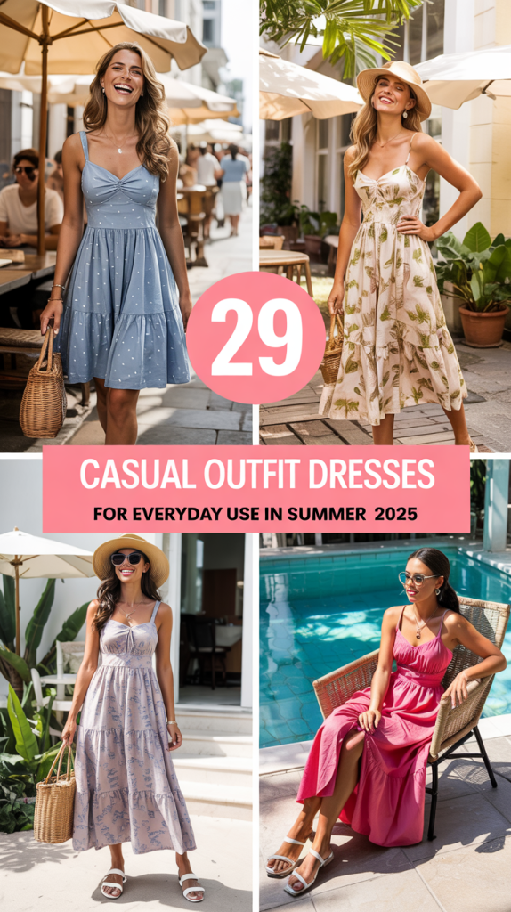 29 Casual Outfit Dresses for Everyday Use in Summer 2025 – Simple ...