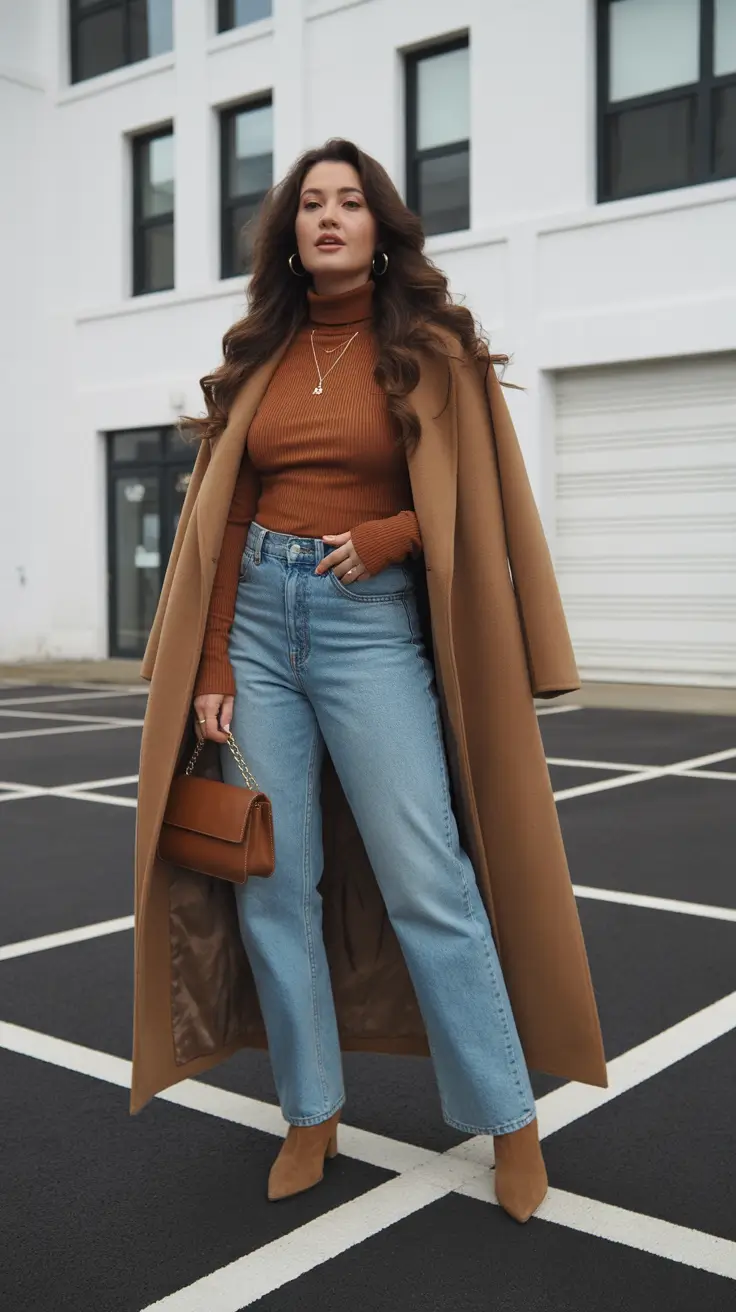 Midsize Fall Outfits Ideas 2025 for Size 12 & Petite Women