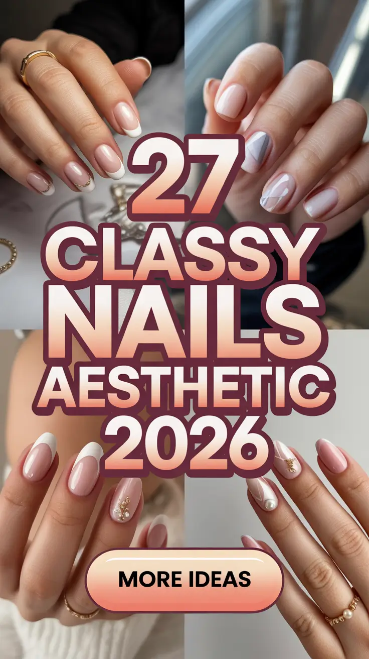Classy Nails Aesthetic 2026 - Simple Classy Nail Designs and Inspo