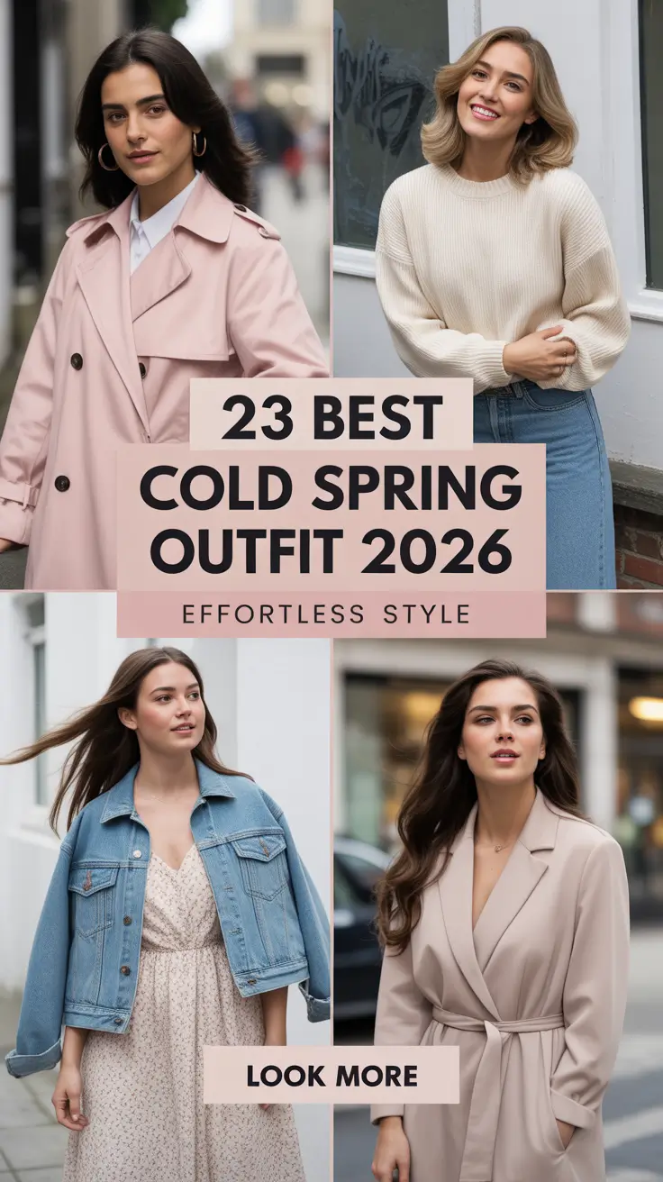 Best Cold Spring Outfit 2026 - Casual Street Style Inspo for Women
