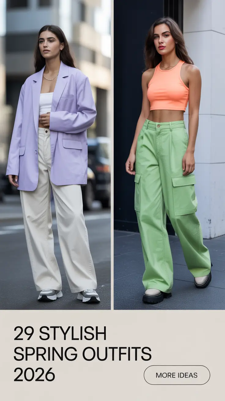 Stylish Spring Outfits 2026 Cute Casual Ideas and 2026 Trends