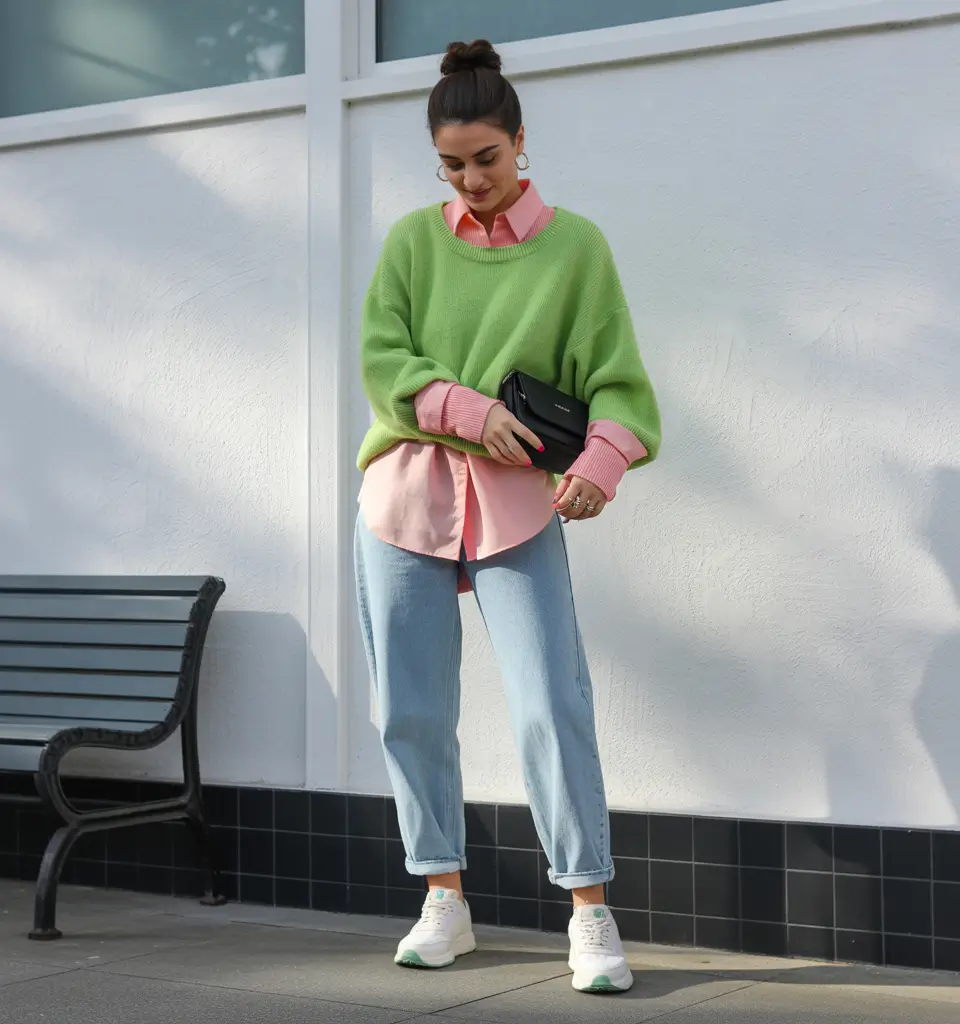 Stylish Sneakers Spring Outfit 2026 - Trendy Women Looks With Jeans and ...