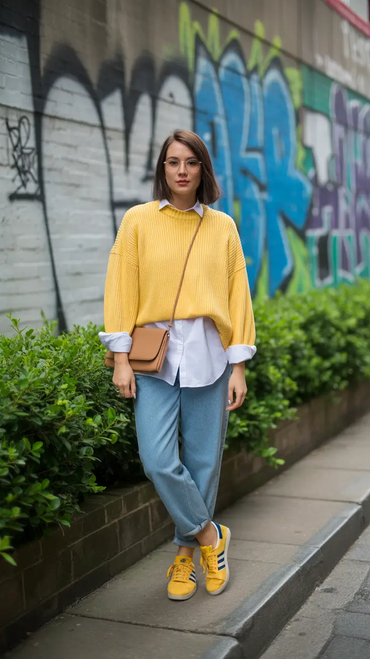 Stylish Sneakers Spring Outfit 2026 - Trendy Women Looks With Jeans and ...